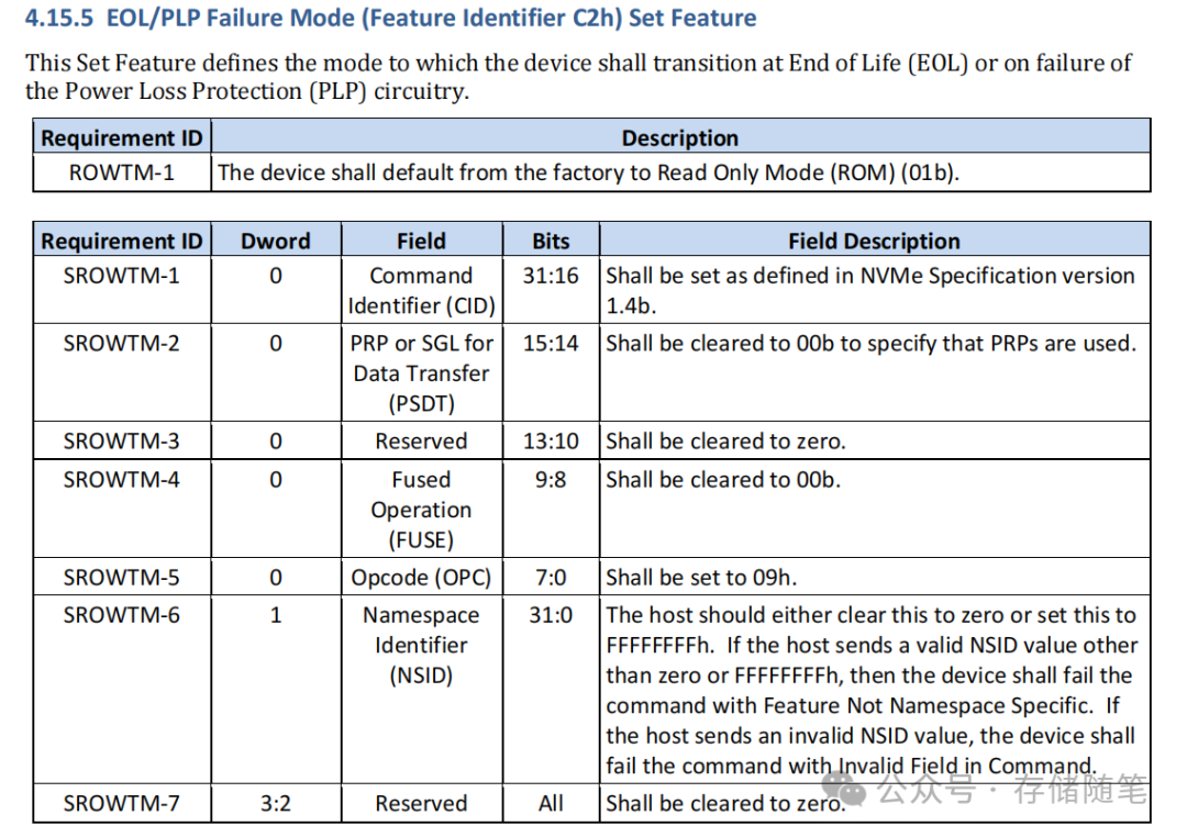 OCP NVME SSD规范解读-15.DSSD set feature功能要求-1_ssd eol-CSDN博客