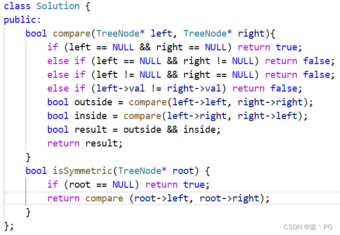 代码随想录day19（1）二叉树：对称二叉树（leetcode101）-CSDN博客