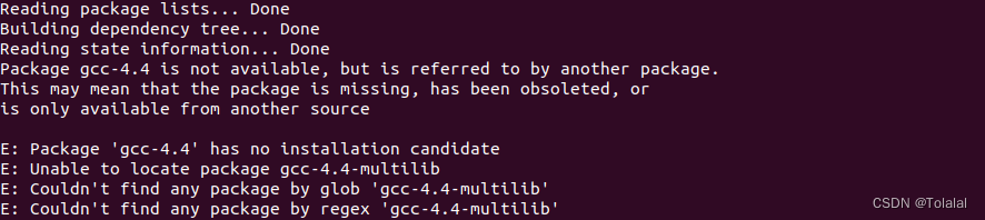 关于Ubutun20及以上安装gcc-4.4 gcc-4.4-multilib的方法_gcc-multilib安装-CSDN博客