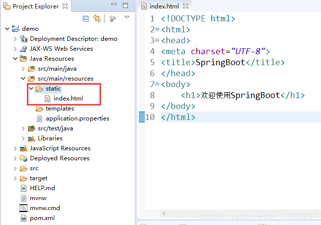 SpringBoot启动第一个项目_怎么运行spring项目中的index.html-CSDN博客