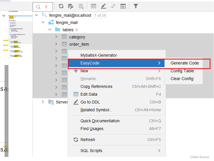IDEA使用EasyCode一键生成CURD_根据数据库生成curd-CSDN博客