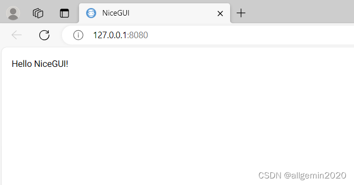 PythonNiceGUI安装与环境配置教程,-CSDN博客