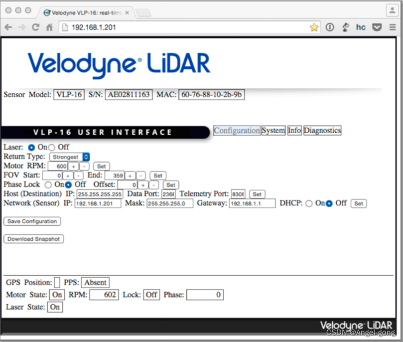 VLP-16激光雷达调试使用、点云数据格式转化_激光雷达数据格式-CSDN博客