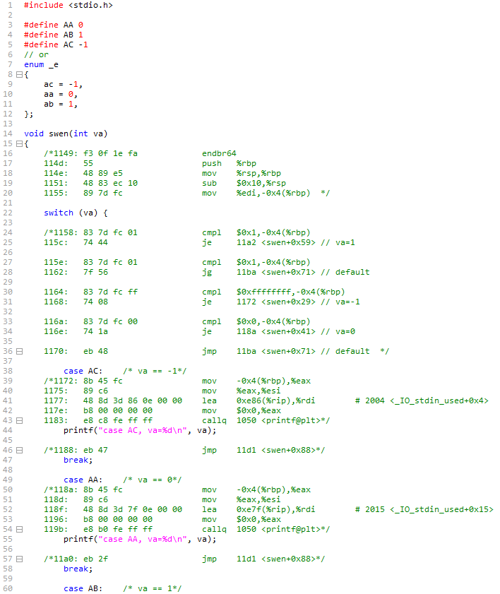 逆向-还原代码之switch-enum (Interl 64)-CSDN博客