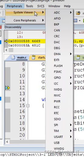 江协科技/江科大-STM32入门教程-8.示例程序（OLED驱动函数）、keil的调试模式_oledshownum函数-CSDN博客