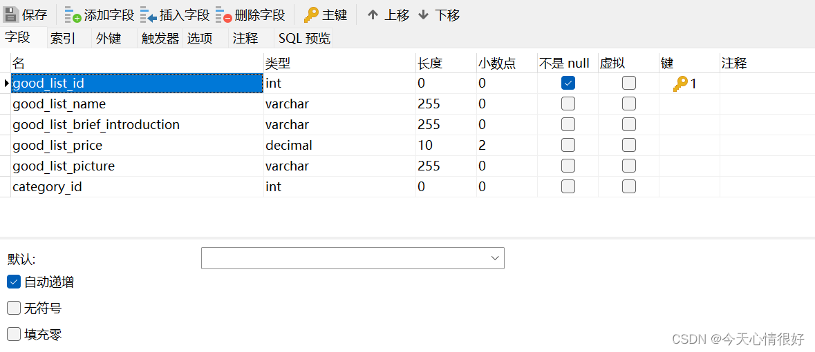 Mybatis实现从数据库获取商品列表的信息利用mybatis设计程序查询商品类别对应的商品的所有信息。 要求 1数据库的名称 Csdn博客