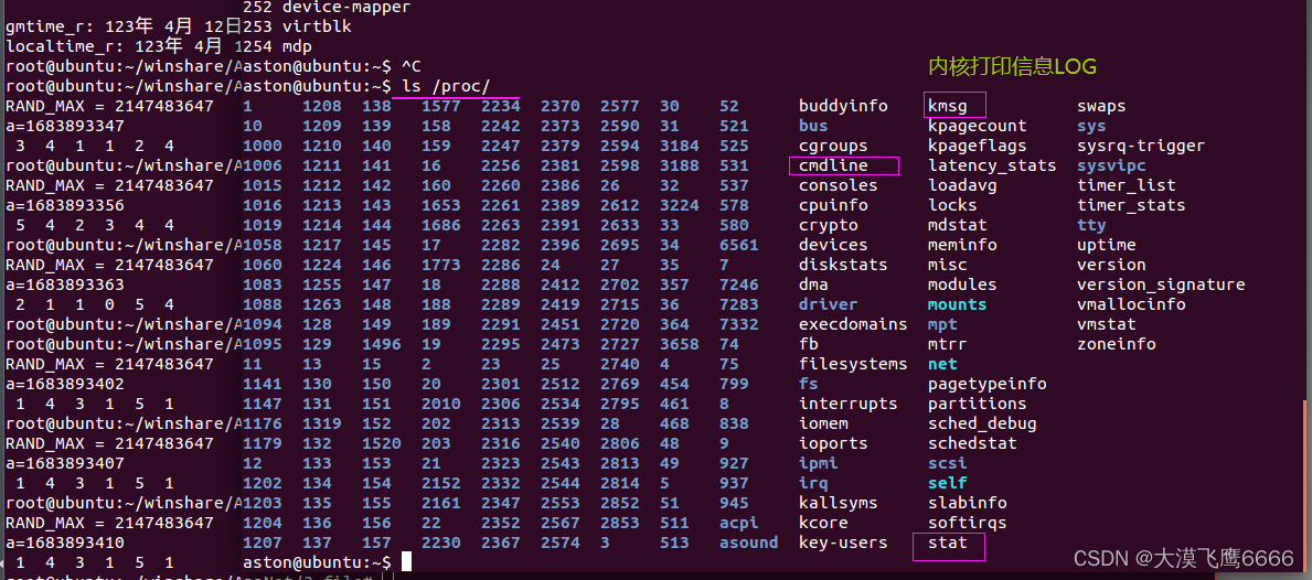 3.3.6.proc文件系统介绍-CSDN博客
