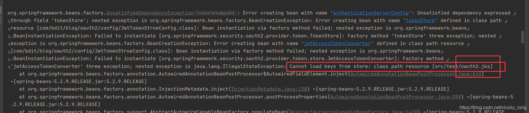 creating bean with name ‘serverConfig‘: Unsatisfied dependency expressed through field ...