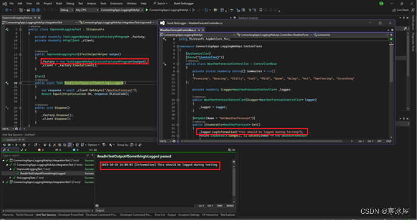 通过全面的日志记录增强xUnit集成测试_c# xunit单元测试 如何日志记录-CSDN博客
