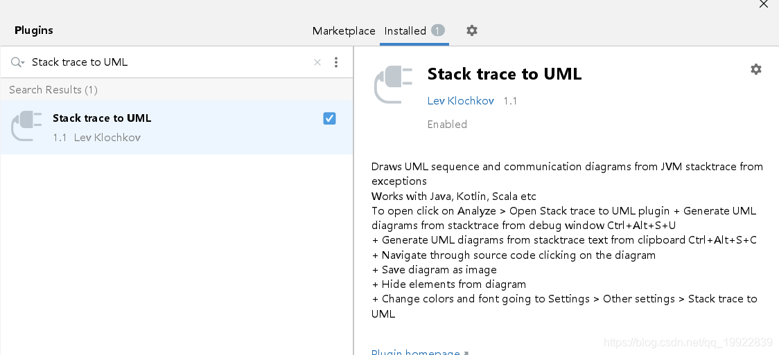 Idea 插件:StackTrace to UML_stack trace to uml-CSDN博客
