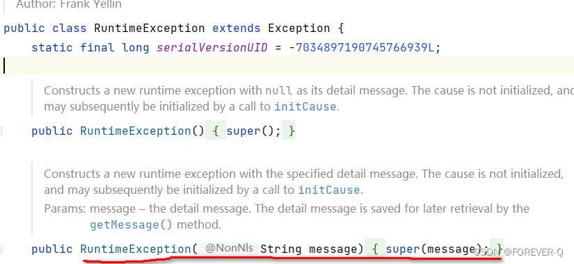 RuntimeException_runtimeexception构造参数-CSDN博客