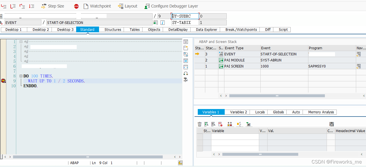 ABAP Debug 调试功能-CSDN博客