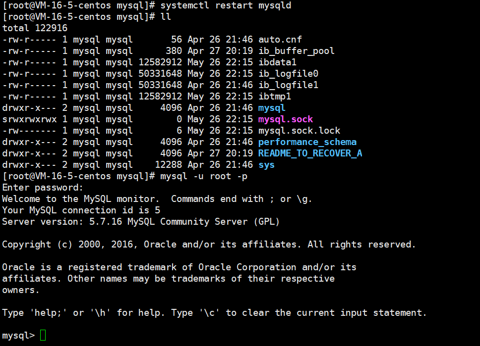 mysql 启动报错 Can‘t connect to local MySQL server through socket ‘/var/lib/mysql/mysql.sock‘ 解决方案 ...