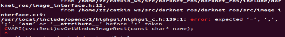 darknet_ros编译与opencv配置遇到的一些问题_opencv编译安装darknet——ros-CSDN博客
