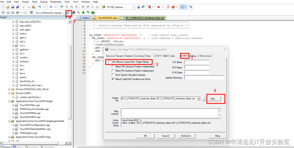 STM32单片机项目实例：基于TouchGFX的智能手表设计（5）硬件驱动层程序设计_touchgfx驱动240*240-CSDN博客