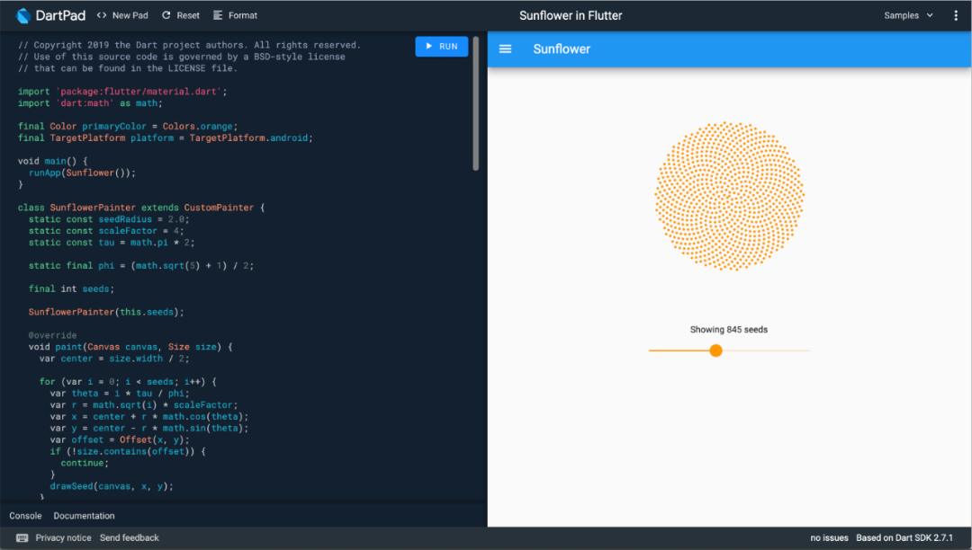 Dart 官方开源的在线编辑器，还能跑 Flutter-CSDN博客