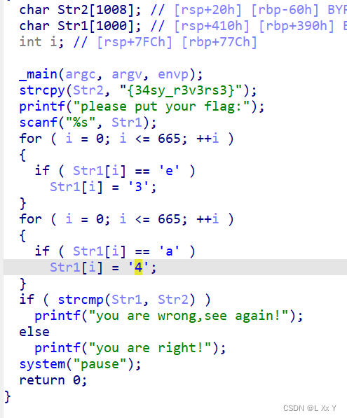NSS 题解_[nssctf 2022 spring recruit]easy c-CSDN博客