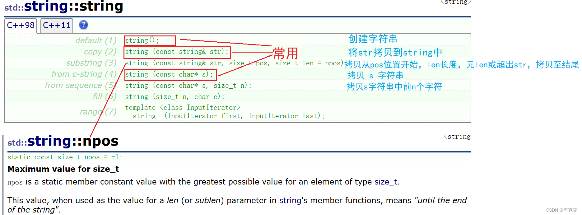 [C++] STL简介及string常用接口说明_stl接口-CSDN博客