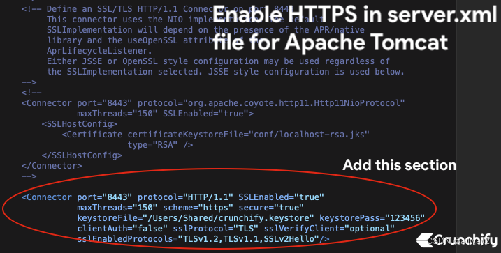 在 Apache Tomcat 服务器上启用 HTTPS 或 SSL 正确方式的分步指南 – 端口 8443_8443端口-CSDN博客
