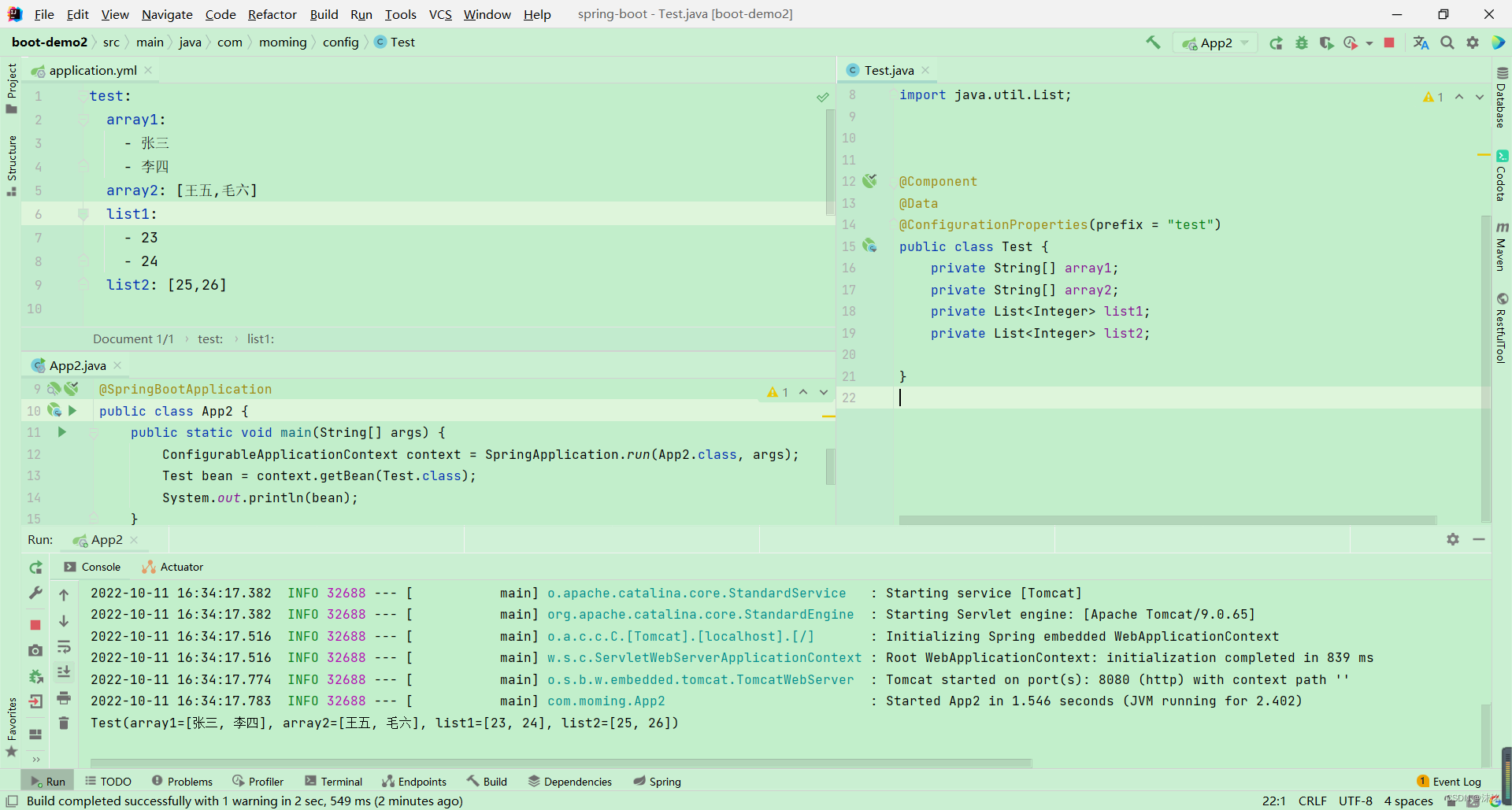 [SpringBoot] YAML基础语法_application yaml中的 {}中设置的是默认值吗-CSDN博客