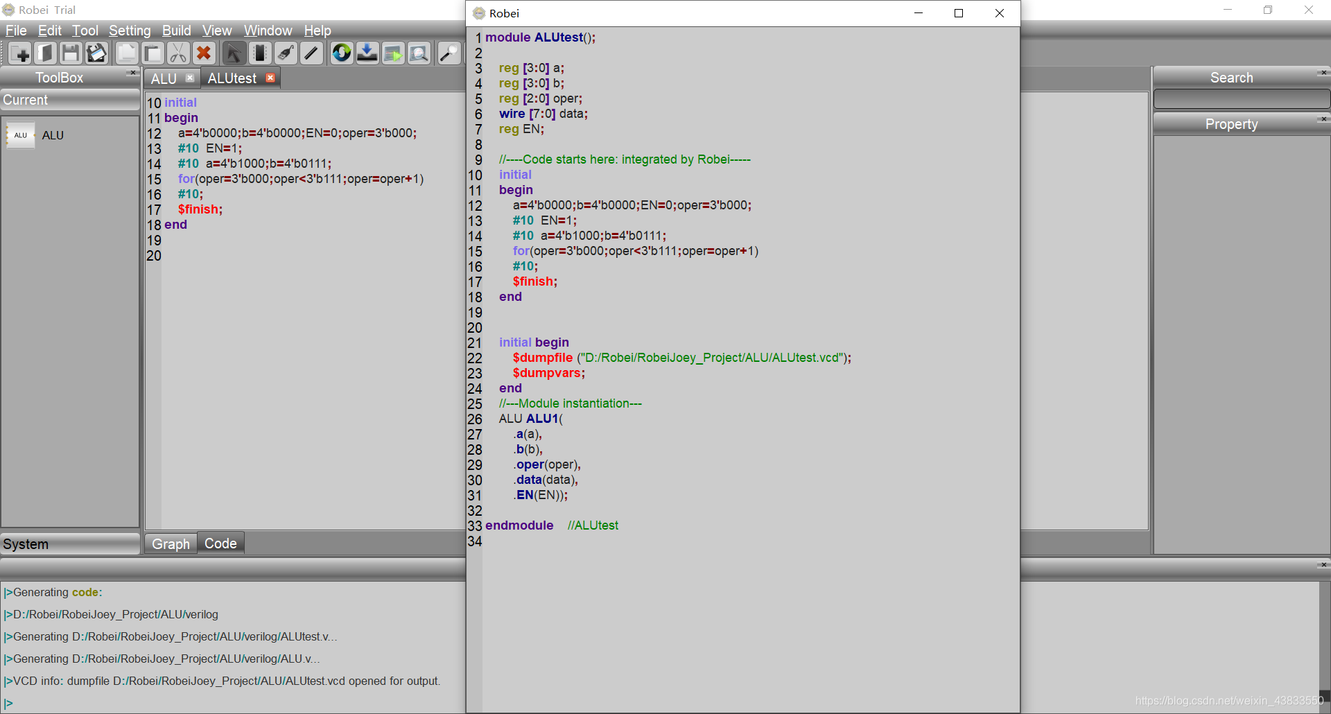 7天搞定FPGA精录&总结Episode.2 实例入手，体验Robei【基于Robei与Verilog HDL】_cannot be driven by primitives-CSDN博客