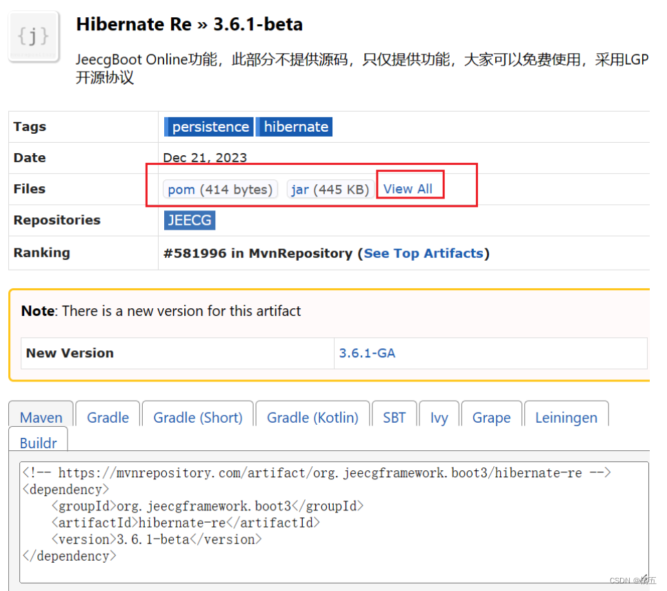 解决Maven依赖下载失败_org.jeecgframework.boot-CSDN博客