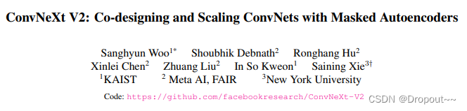 YOLOv5改进系列：主干ConvNeXTV2结构助力涨点_YOLOv5改进涨点专栏-CSDN专栏