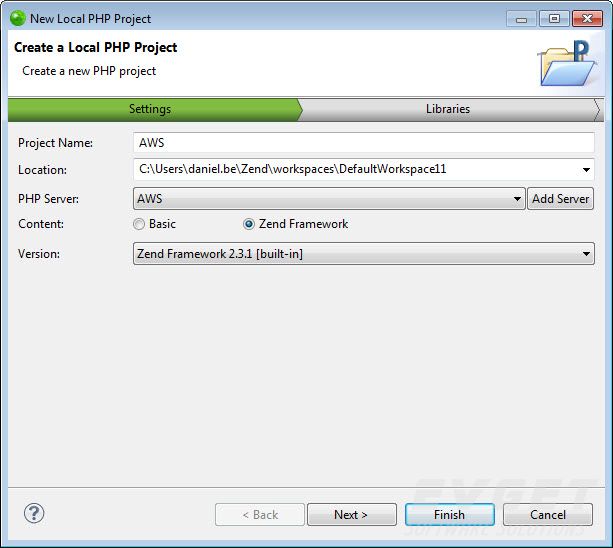 Zend Studio使用教程：在AWS上Zend Studio使用Zend Server开发应用程序（3/4）_zendstudio uml怎么用-CSDN博客