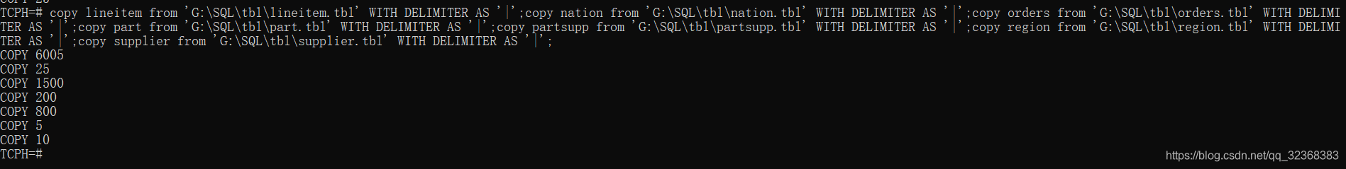 SQL-使用tpch（tpc-H）对postgreSQL测试_tcp-h sql-CSDN博客