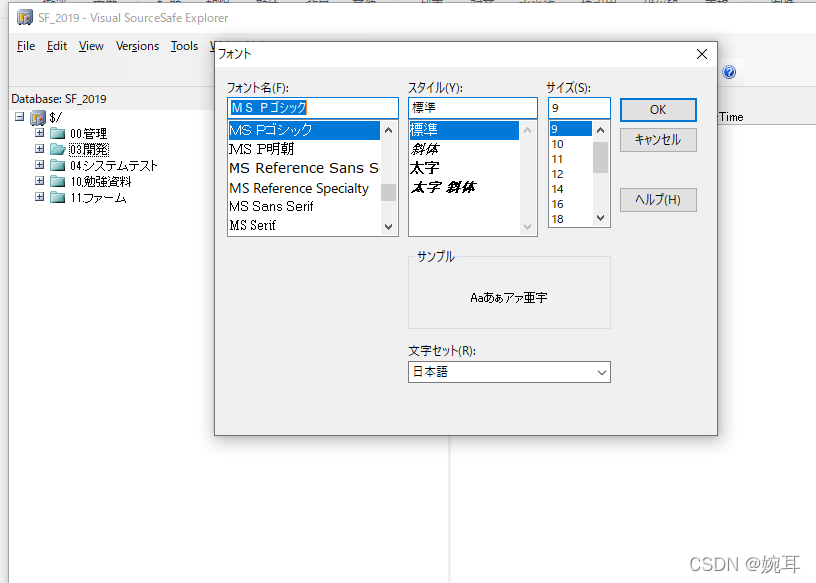 Visual SourceSafe Explorer界面出现乱码+字体翻转_visual sourcesafe document ...