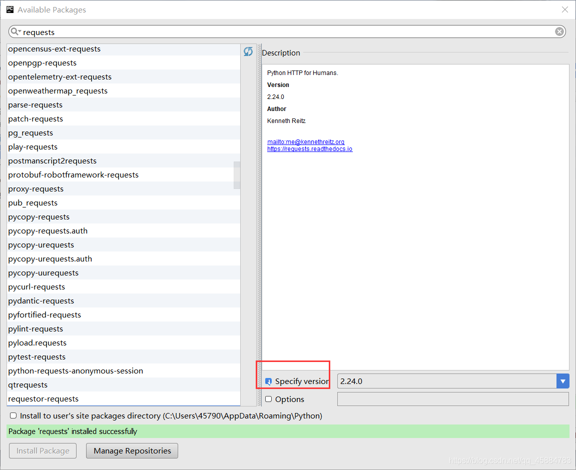 当用PyCharm下载不了新的库或更新不了pip时。。_error occurred when installing package requests-CSDN博客