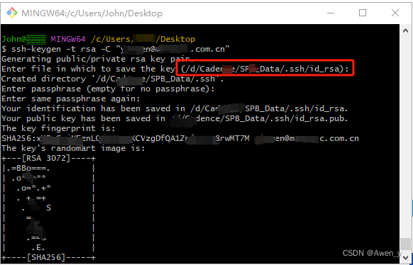 git配置ssh-keygen -t rsa -c“xxxx@xxxx.com.cn出现Too many arguments.解决办法_ssh-keygen too many ...