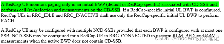 Redcap UE的BWP Operation_ncd ssb-CSDN博客