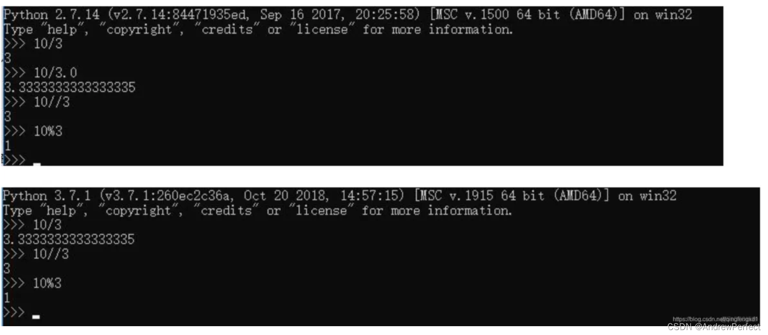 Python2和python3中除法的用法区分python2和python的除法 Csdn博客 6534
