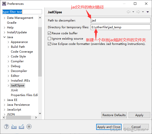 使用JadClipse插件在Eclipse中查看.class源码_eclipse jad 插件-CSDN博客