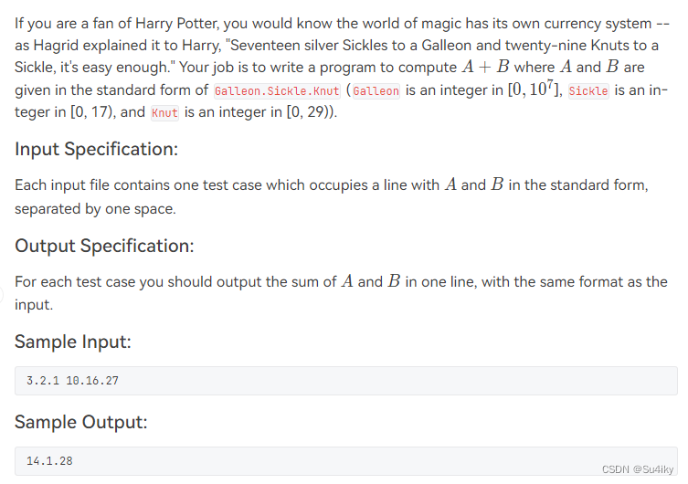 1058.A+B in Hogwarts Java-CSDN博客