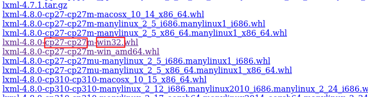 windows离线安装lxml库-CSDN博客