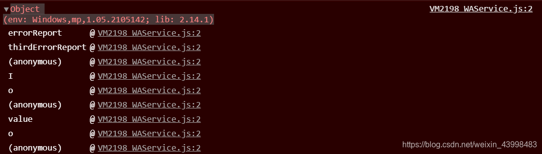 微信小程序Object(env: Windows,mp,1.05.2108130； lib: 2.14.1)_object(env: windows,mp,1.06.2401020; lib ...