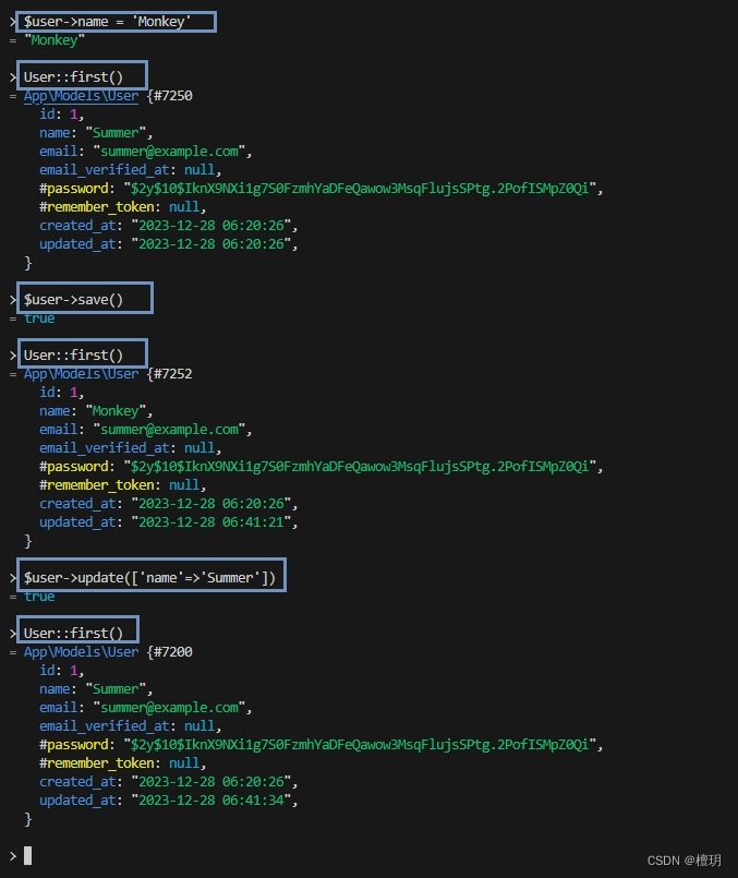 Tinker 环境下数据表的用法_php tinker-CSDN博客