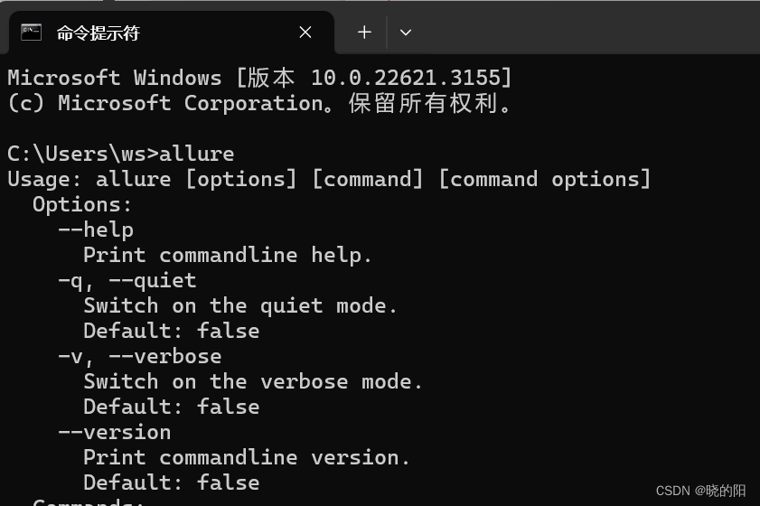 Windows环境下allure环境配置详细教程_windows安装allure-CSDN博客