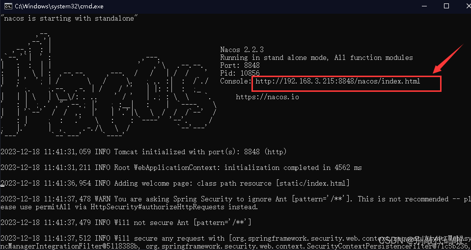 Nacos2.2.3下载与安装（详细）-CSDN博客