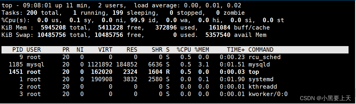 Linux命令(41)之top_top刷新间隔-CSDN博客