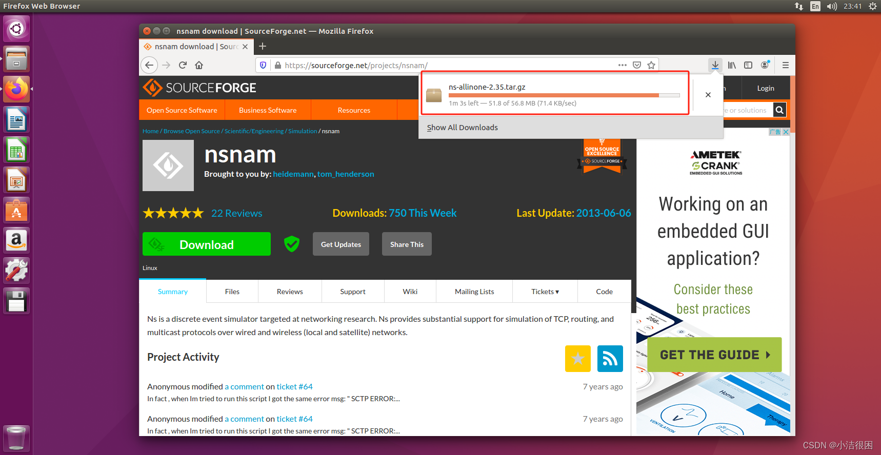 在Ubuntu上安装NS2（Ubuntu选择18或16版本）_ubuntu安装ns2-CSDN博客