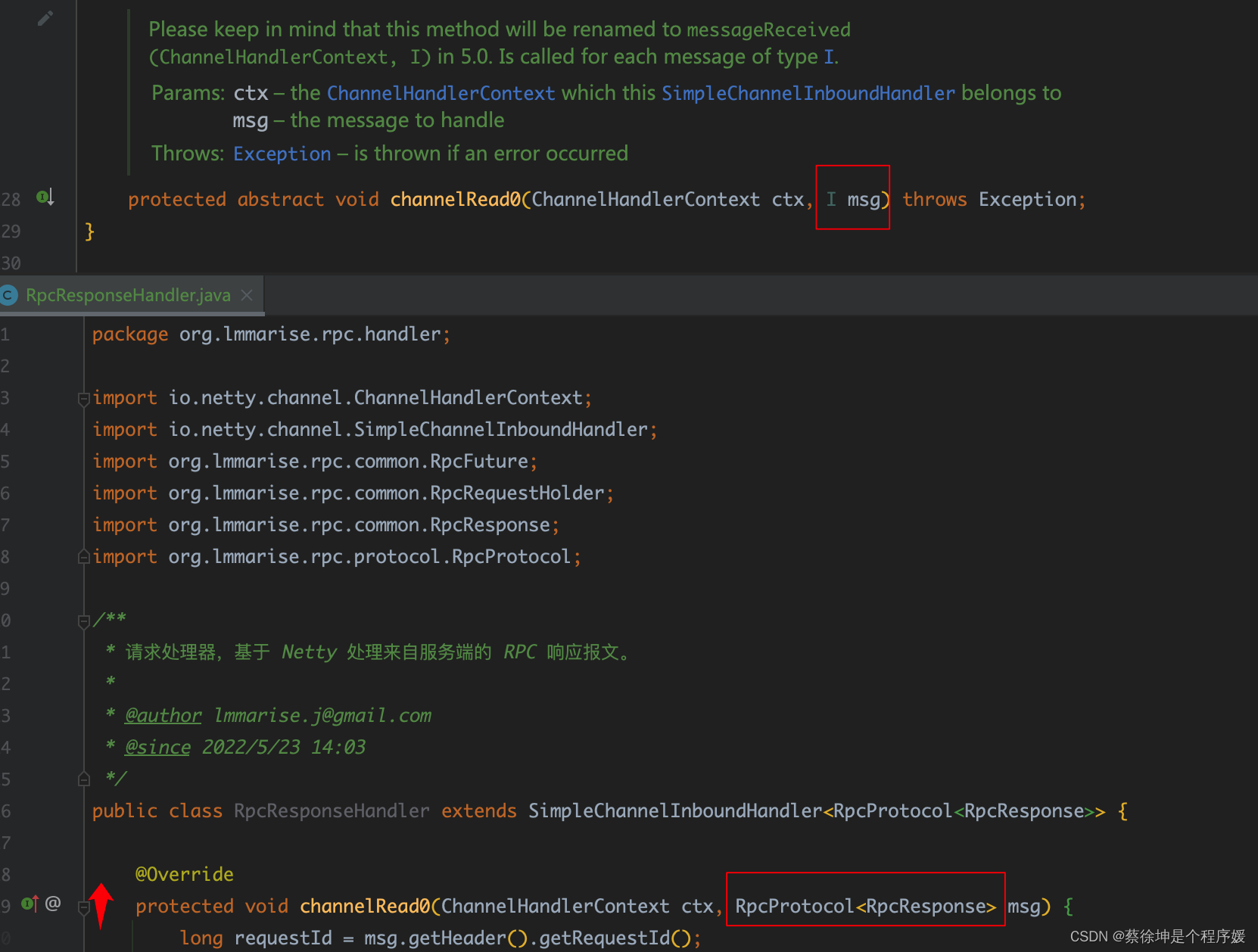 Netty SimpleChannelInboundHandler 自动判断是否需要调用 Handler 处理 Message 的原理-CSDN博客