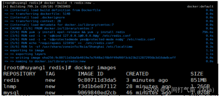 Dockerfile构建Redis镜像（yum方式）-CSDN博客