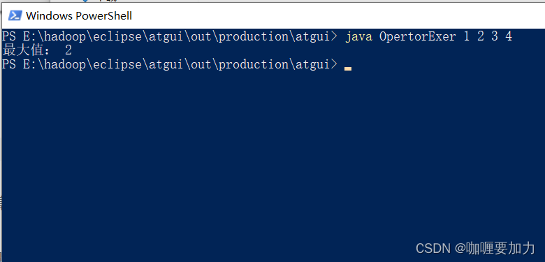 Exception in thread “main“ java.lang.ArrayIndexOutOfBoundsException: 1 ...