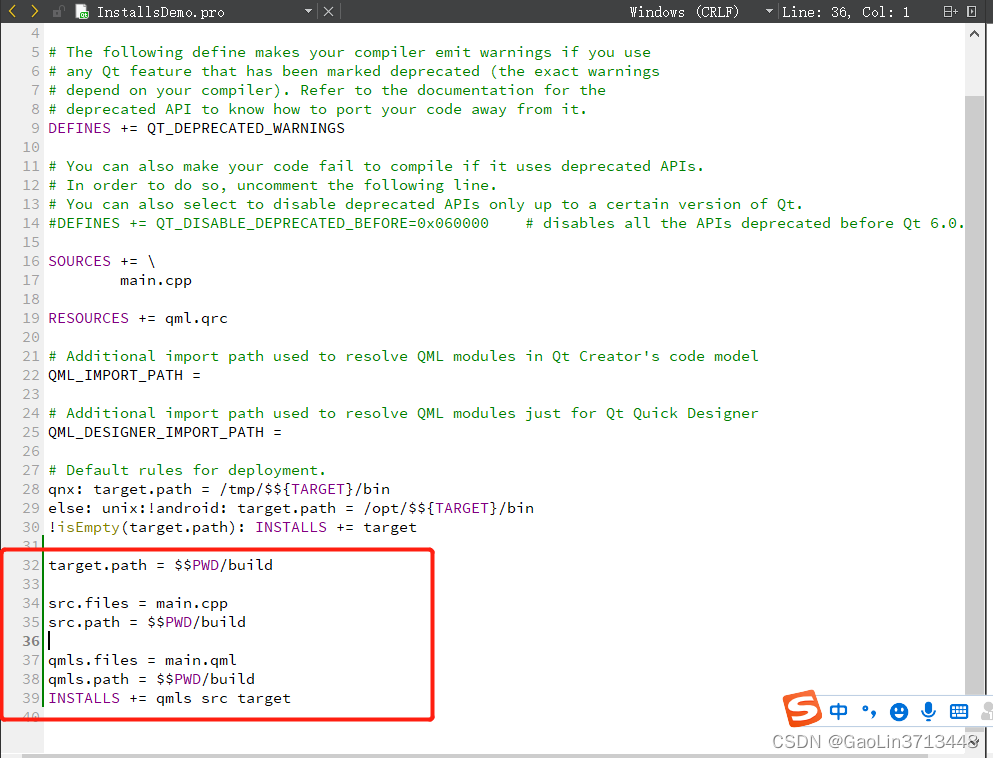 Qt qmake解析.pro文件中的INSTALLS_qmake install-CSDN博客