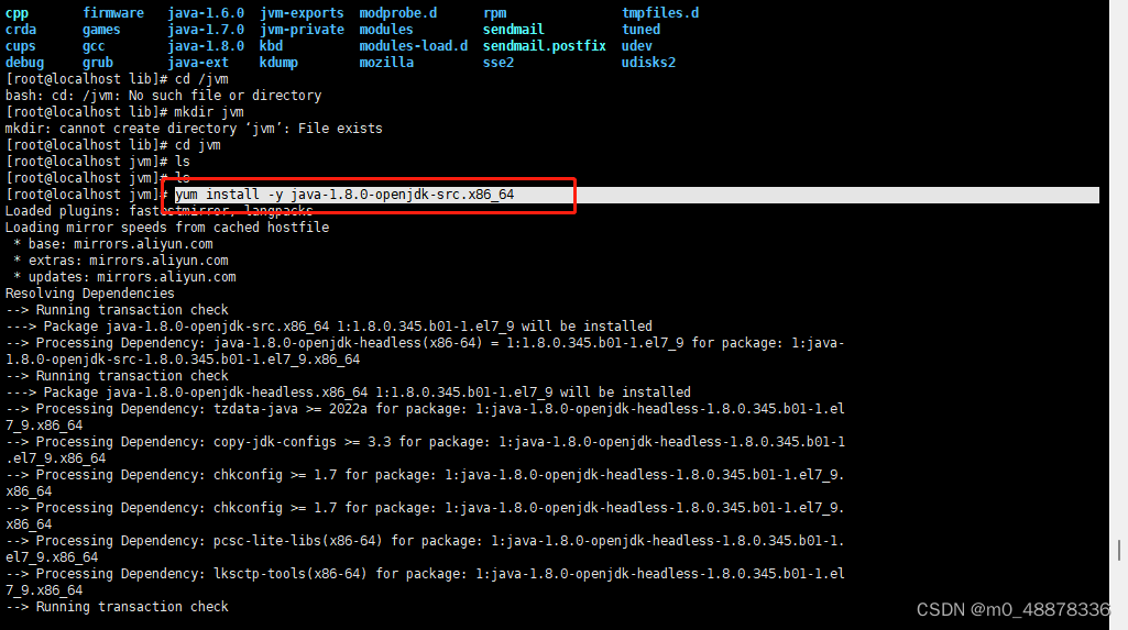 liunx安装jdk （yum方式）_linux yum 下载 java-CSDN博客