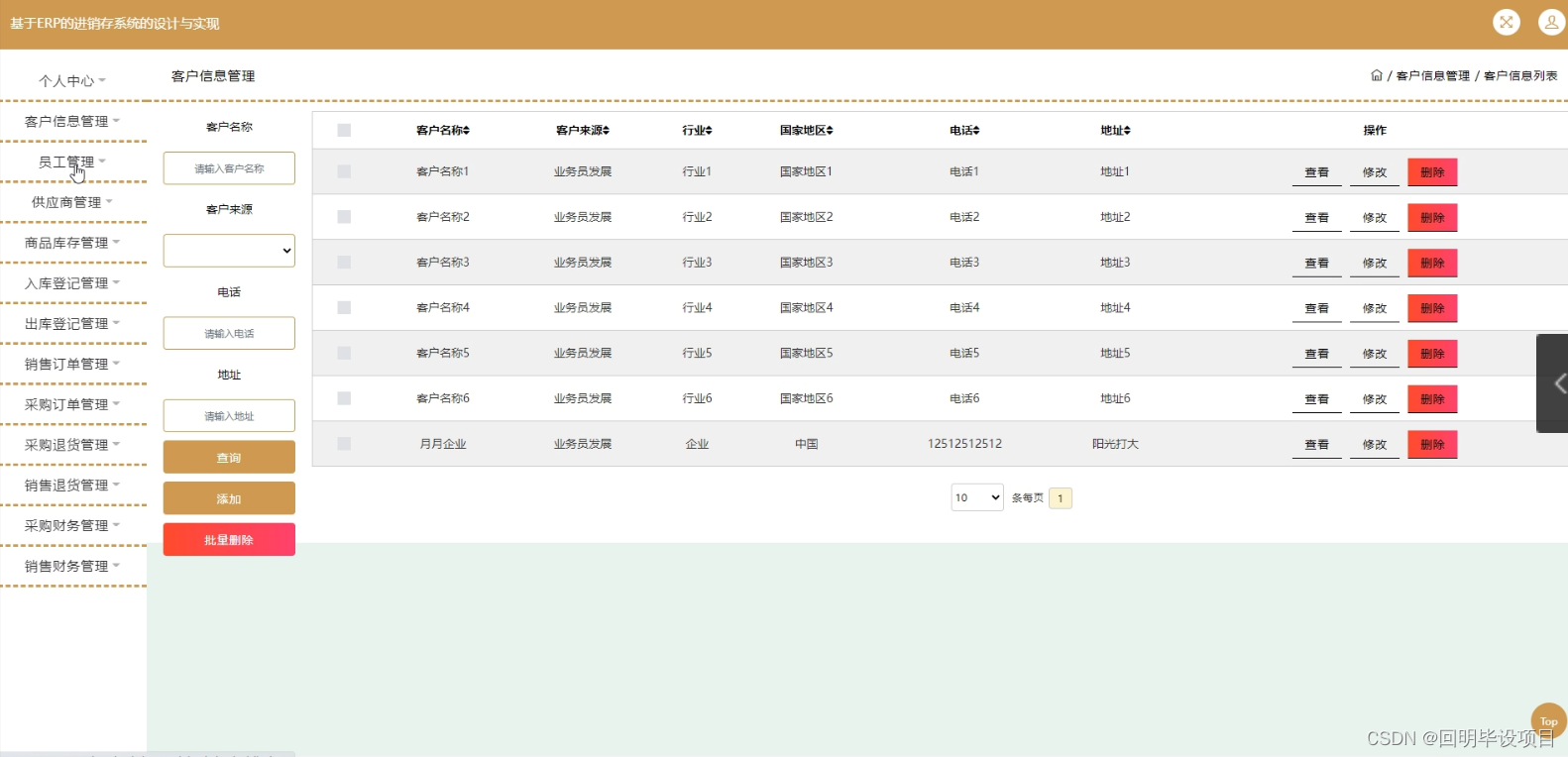 基于erp的进销存系统的设计与实现jspjavaspringmvcmysqlmybatiserp 的进销存数据库边表一般怎么设计 Csdn博客
